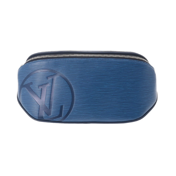 Louis Vuitton | Bags | Louis Vuitton Epi Lv Circle Bum Bag Blue Azur ...